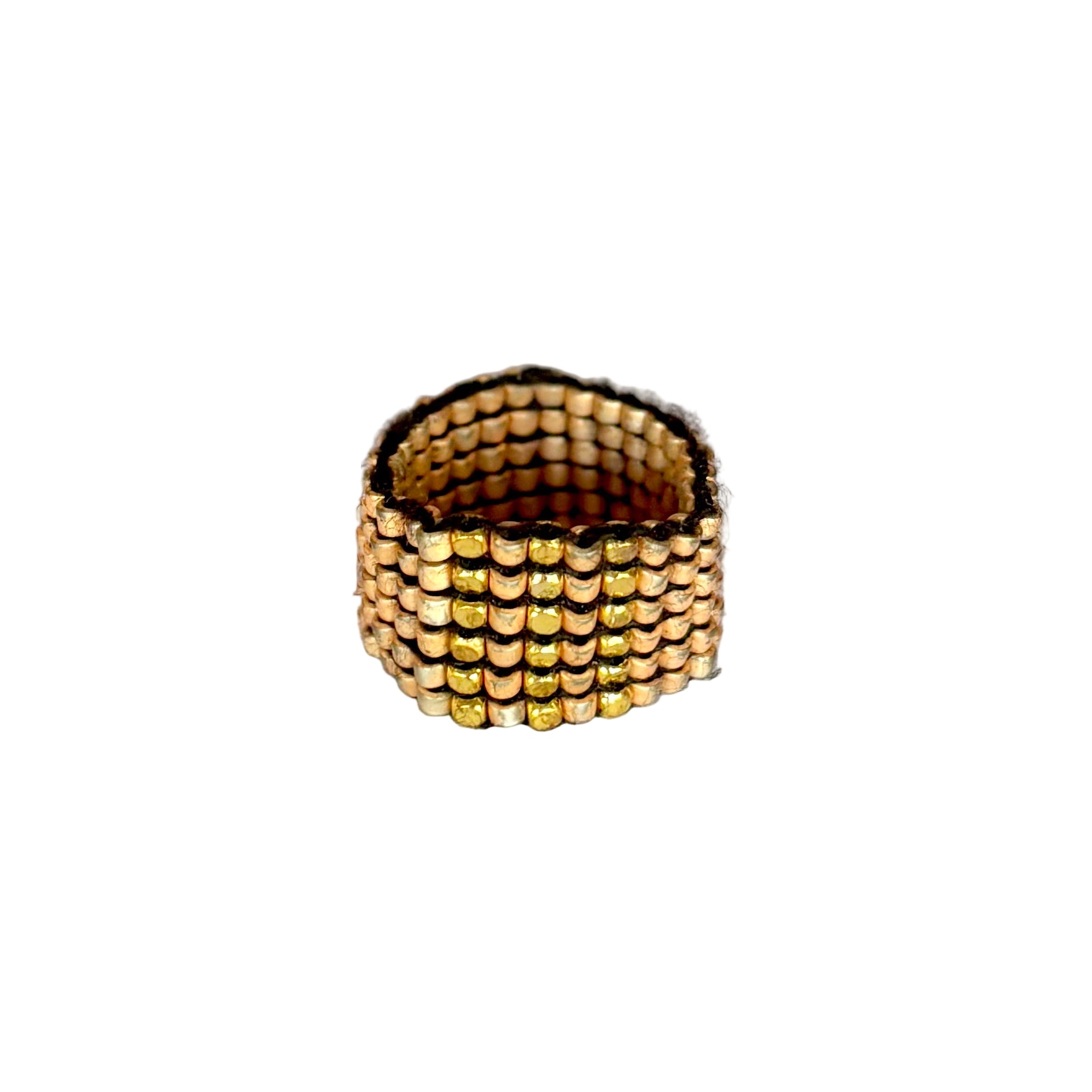 Neutral Three Stripes Gold-Plated Ring (RIN12095) – Kioni